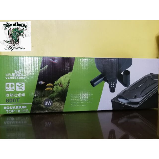 Venus Aqua 600T Aquarium Top Filter (8watts) | Shopee Philippines