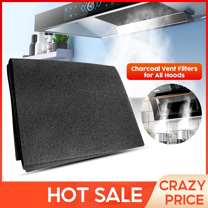 Hood Cooker Carbon Filter, Cut To Size, Charcoal Vent Filters for All ...
