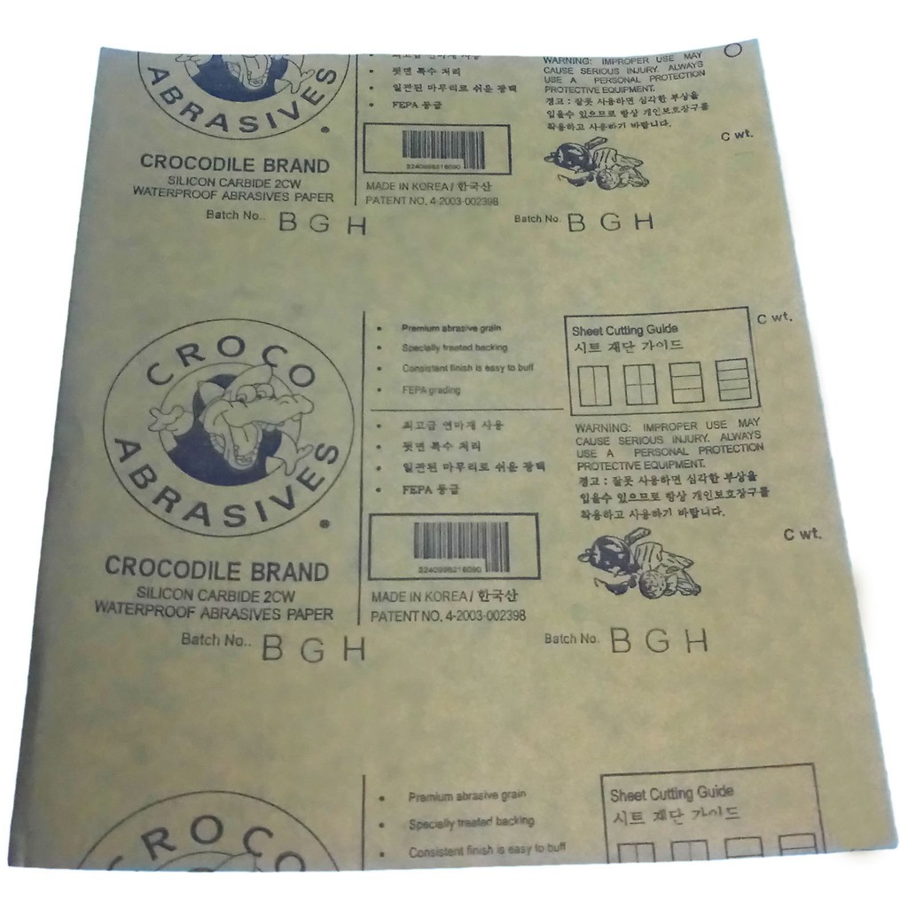 CROCODILE SAND PAPER NO. 150 ( TINGI 1 PIECE ) | Shopee Philippines