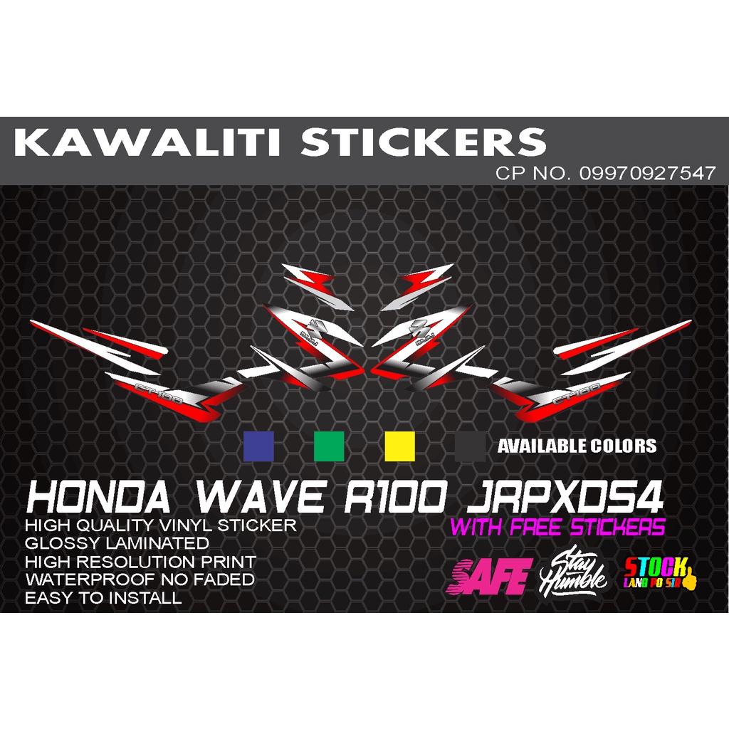 Kawasaki BAJAJ CT100 Stock Sticker Decals | Shopee Philippines