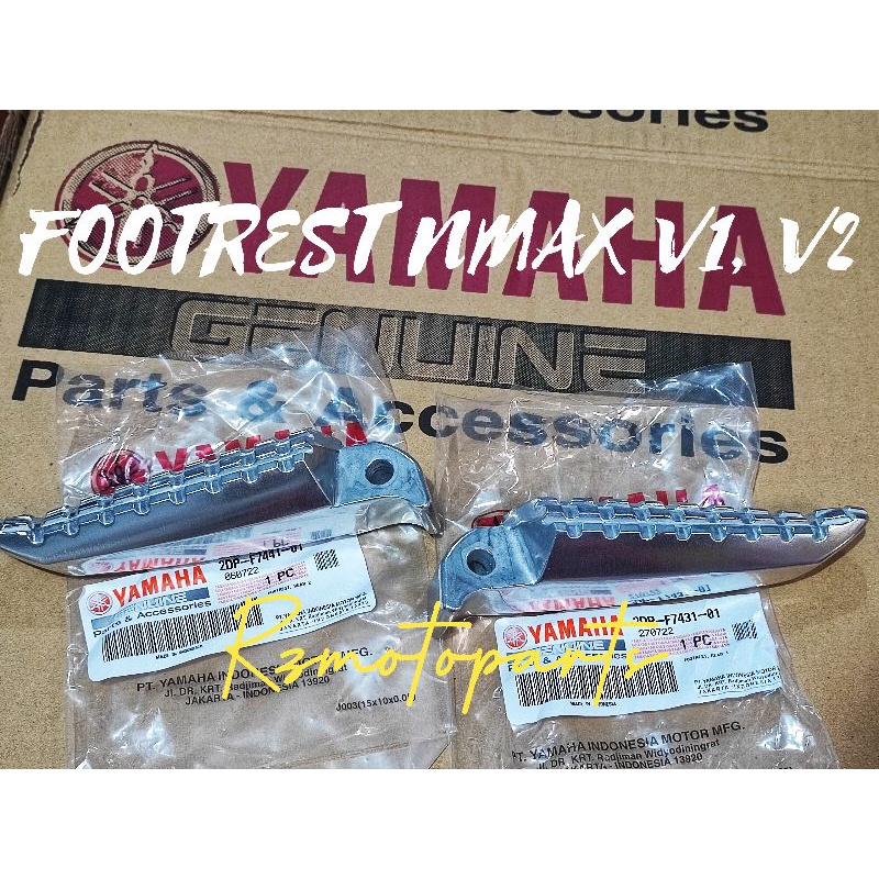 NMAX V1, V2 FOOTREST (ORIGINAL YAMAHA) | Shopee Philippines