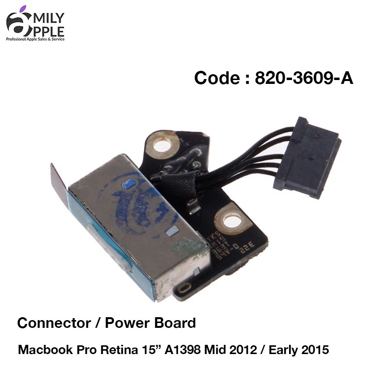 Power Board / Charger Connector Macbook Pro Retina 15" A1398 2012 / ...