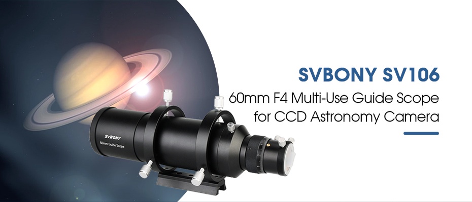 SVBONY SV106 Finderscope Guide Scope With Helical Focuser Finder For Astronomical Telescope 50mm ...