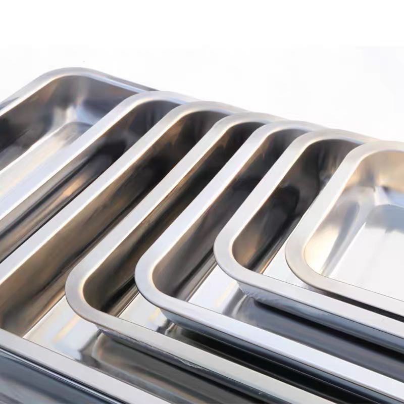 Food Tray Makapal Heavy Duty Stainless Steel Serving Tray Lagayan ng ...