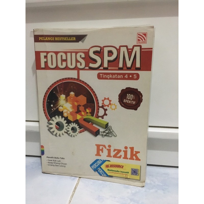 Preloved Focus SPM Fizik Tingkatan 4&5 (with book cover) | Shopee ...