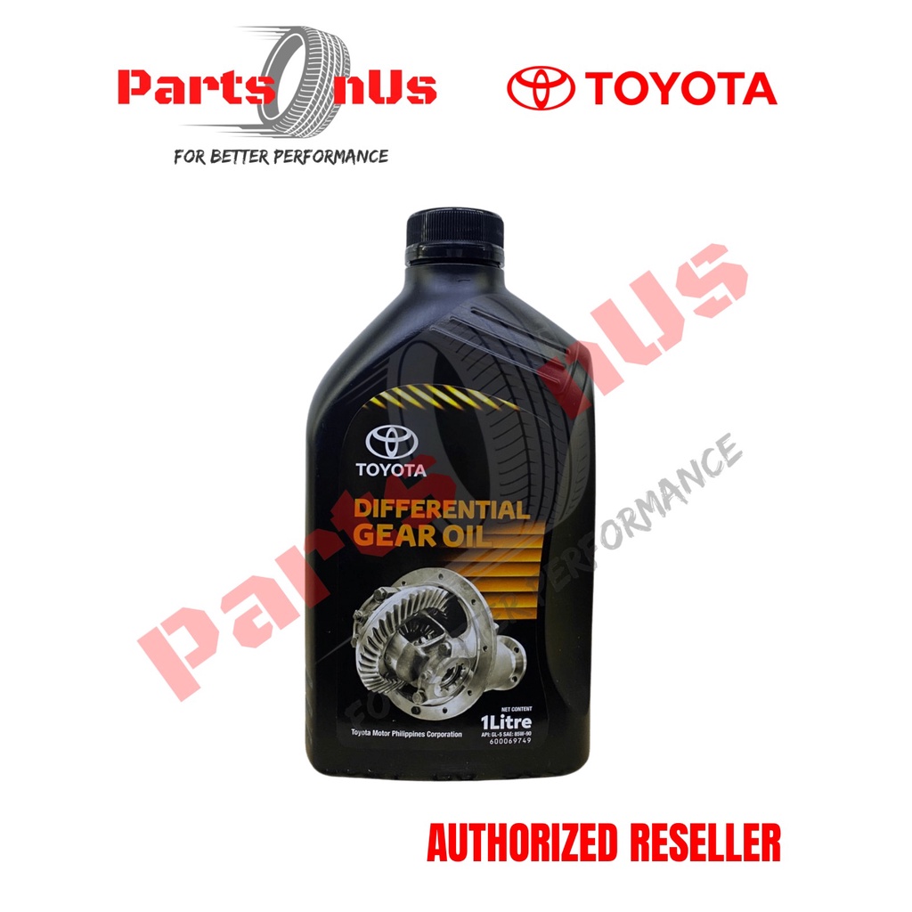 Toyota Genuine 1Liter Differential Gear Oil GL-5 SAE: 85W-90 | 08885 ...