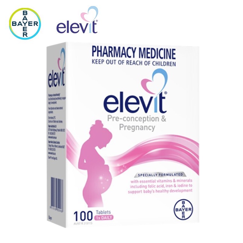 Elevit Pregnancy Multivitamin 100 Tablets | Shopee Philippines