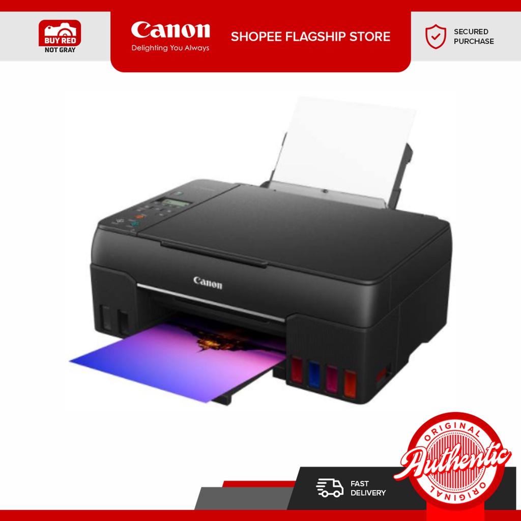 Canon PIXMA G670 Easy Refillable Wireless All-In-One Ink Tank for High Volume Quality Photo ...