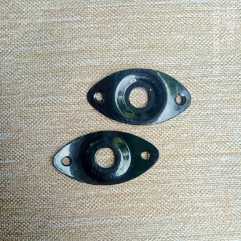 Jack Input Oval Plate Jack Output Plate Guitar Recessed Football Socket ...