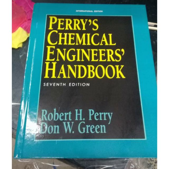Perry's chemical engineering Handbook 7th edition original | Shopee ...