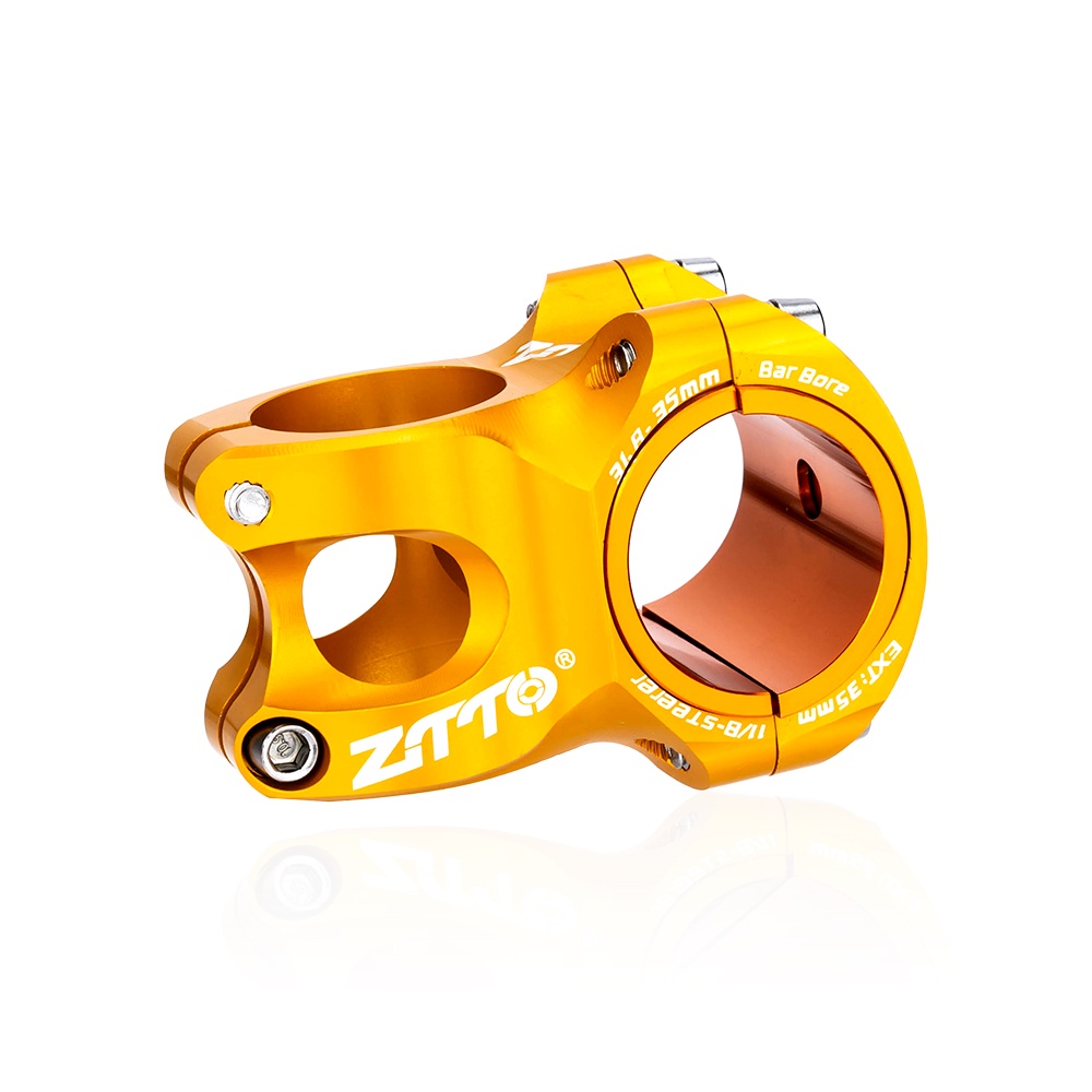 ZTTO MTB 0 Degree Rise 50mm Stem CNC Road Bike 35mm 31.8mm Handlebar ...