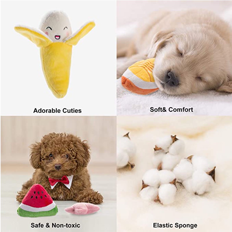 Dog Toys Pet Toys Sounding Interactive Plush Dog Chew Toy Puppy Chew ...