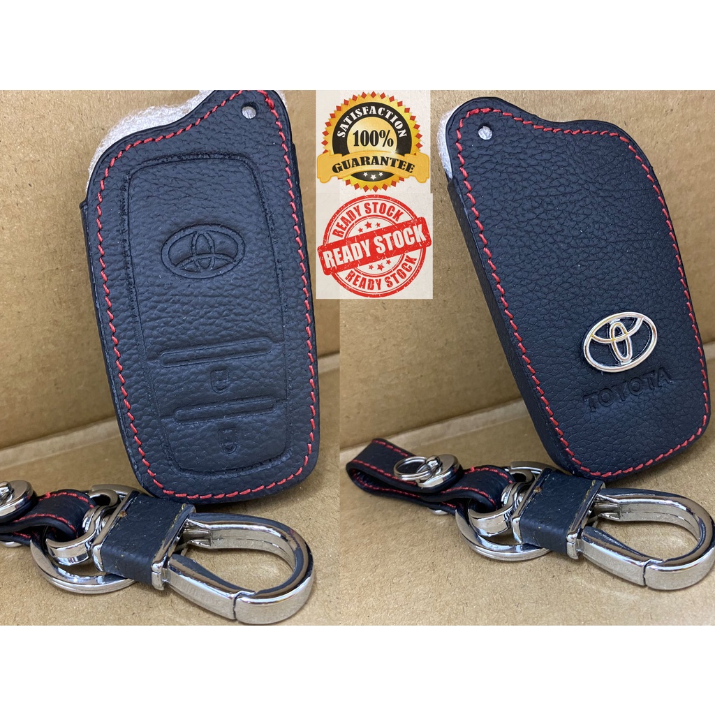 Keyless Remote Cover LEATHER - Tyt Hilux Revo / Innova / Fortuner ...