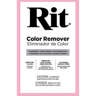 Rit Color Remover Laundry Treatment & Dyeing Aid, 2 oz. / 56.7g ...