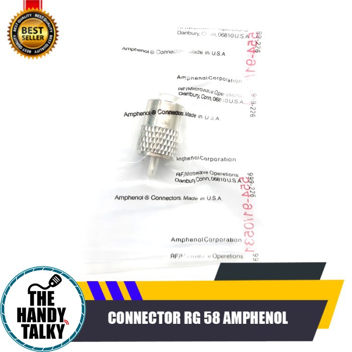 CONNECTOR RG 58 AMPHENOL | Shopee Philippines