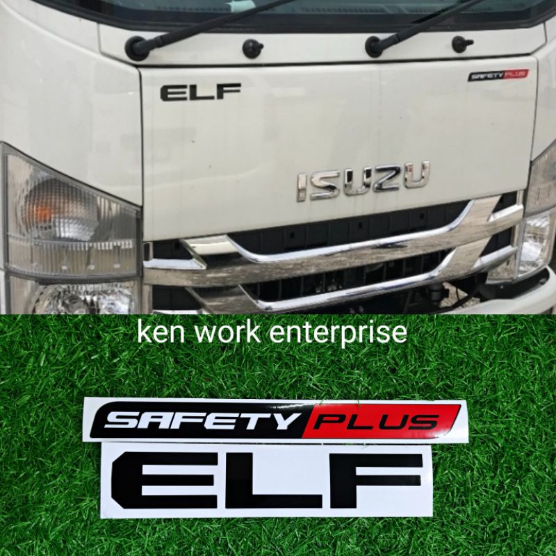 sticker isuzu ELF safety plus | Shopee Philippines