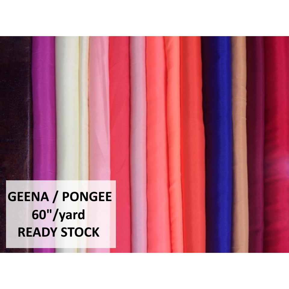 Geena/Pongee Fabric 1 Roll/150 Yards (60" Width) | Shopee Philippines