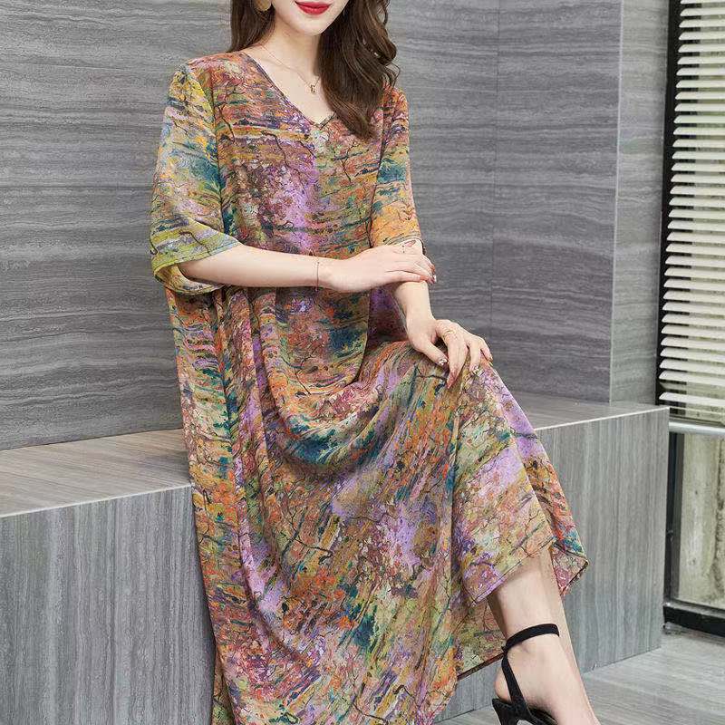 COD M-4XL New Dresses Batik Walking Daster Duster Pambahay Plus Size ...
