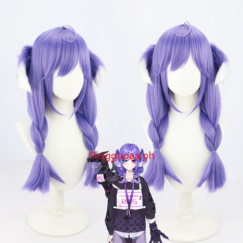 Freeman Vtuber Idol Selen Tatsuki Cosplay Wig YouTube OBSYDIA Bold Braids Heat Resistant ...