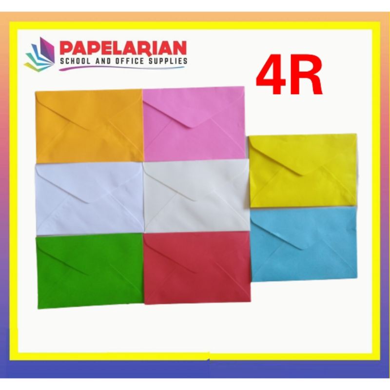 4R INVITATION ENVELOPE 10PCS/PACK | Shopee Philippines