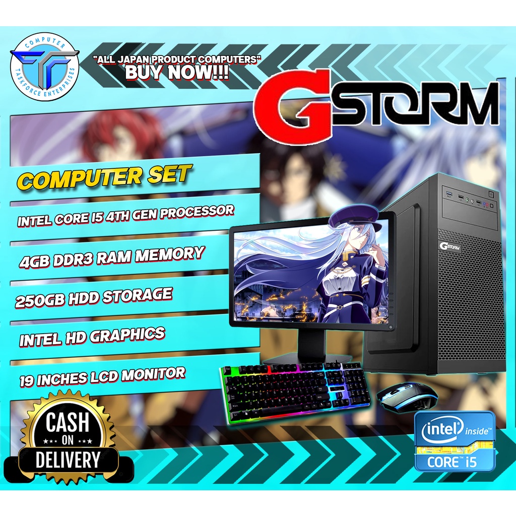 COMPUTER PACKAGE | INTEL CORE i5 4th GEN 4GB RAM 250GB HDD | 19" LCD ...