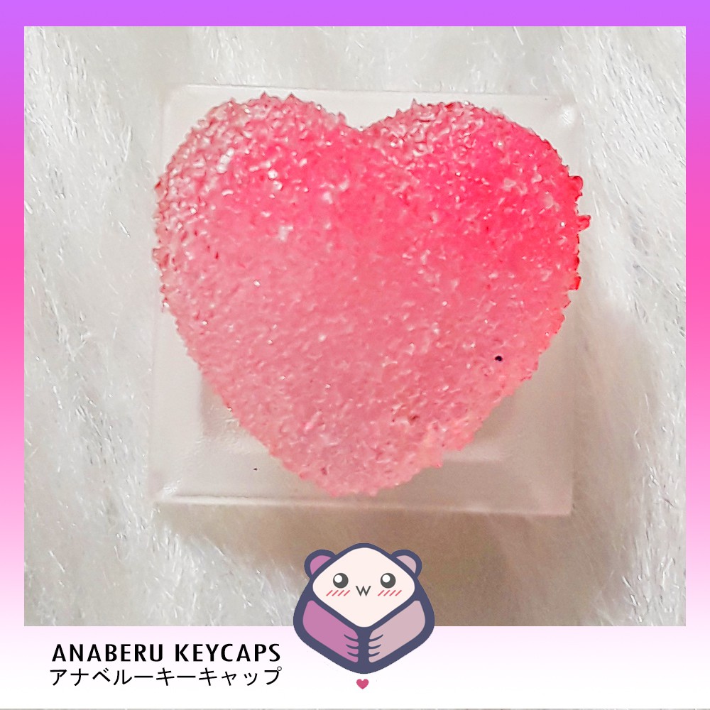 Heart Jelly Candy Keycaps For Mechanical and Gaming Keyboards | Shopee ...