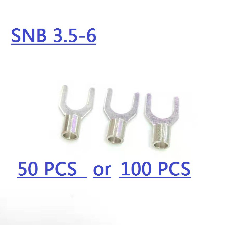 Manufacturer's direct selling SNB3.5-6 fork bare cold pressing terminal ...
