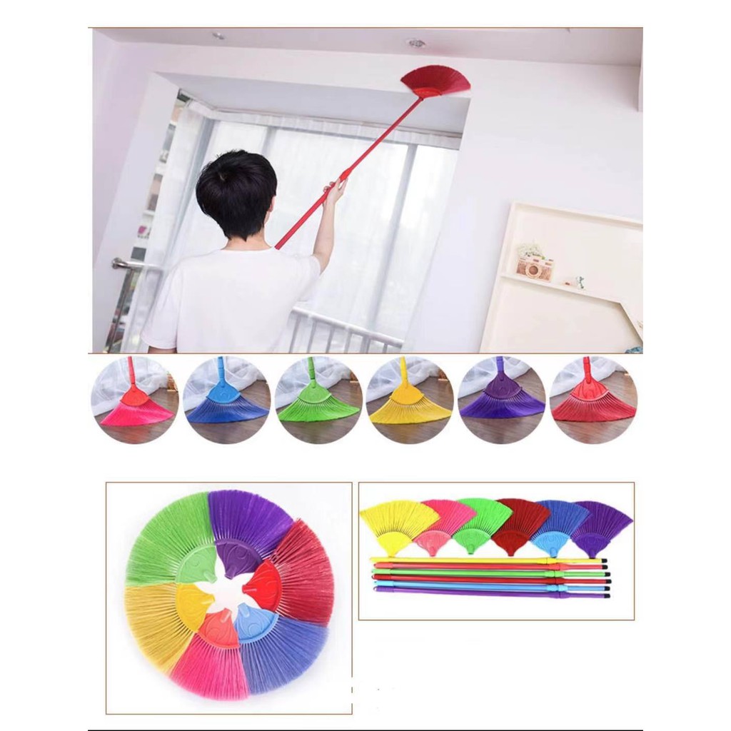 Adjustable Broom good for flooring and ceiling used SB-01 | Shopee ...