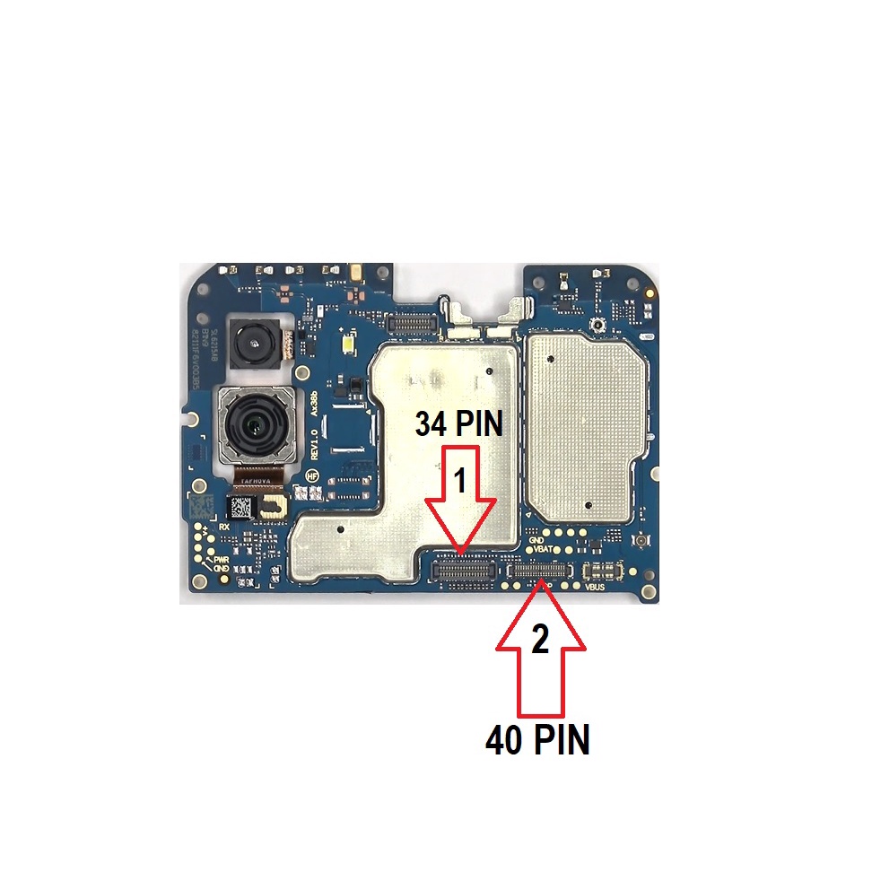 MESIN Samsung A03 A03S A02S A11 MAINBOARD Connector On 34pin & 40pin ...