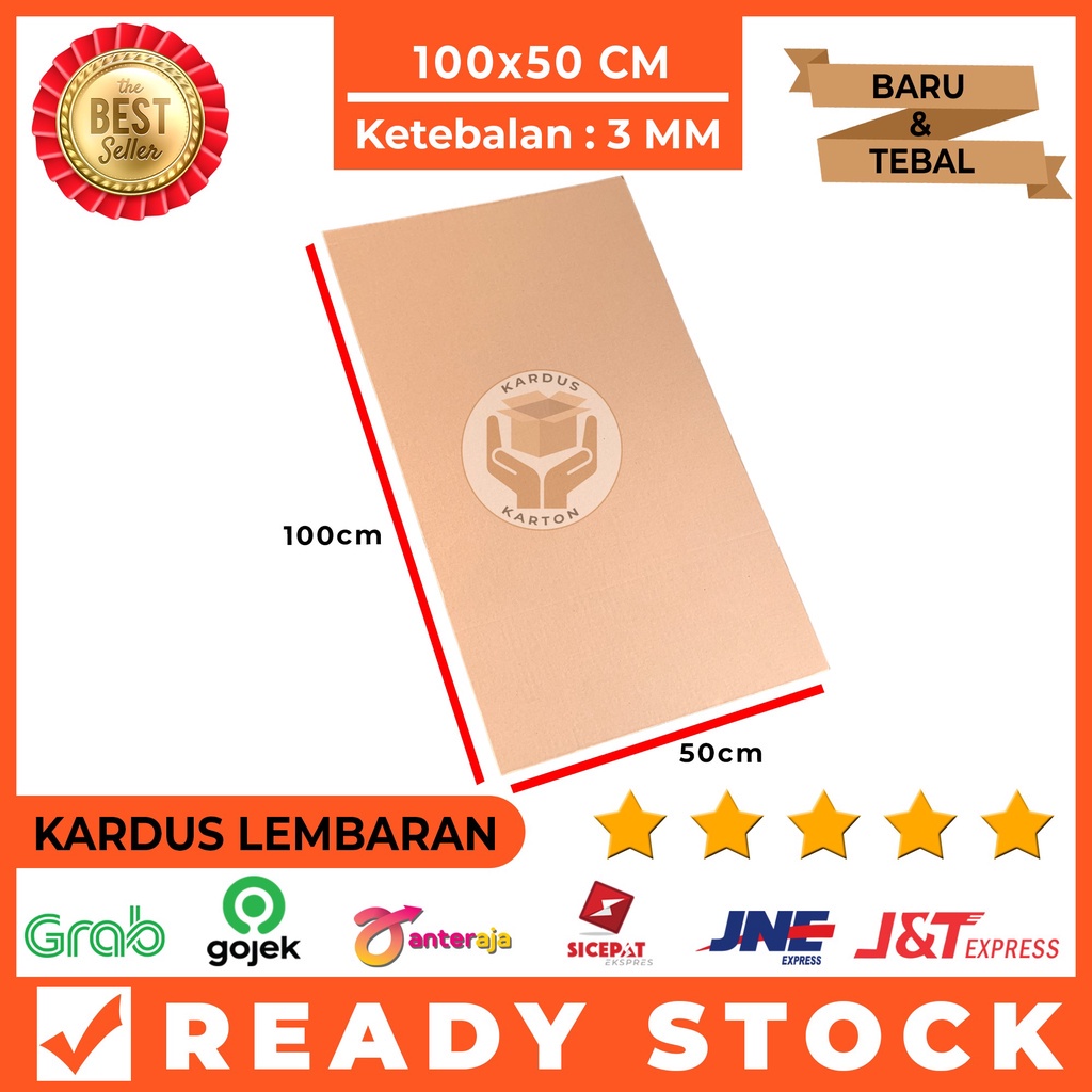 Cardboard Cardboard Single Sheet Wall 100 X 50 Cm Plain Sheet, Thick ...