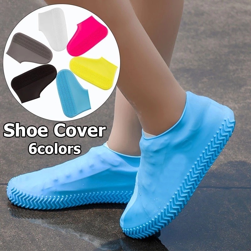 2Pcs/Set Reusable Waterproof Non-slip Shoes Covers/ Shoe Protectors ...