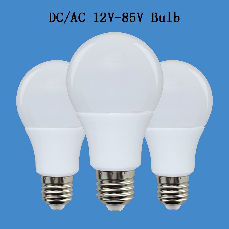 E27 DC/AC 12V - 85V Ball Shape LED Bulb Lamp 3W 5W 7W 9W 12W 15W High Brightness Spotlight 12V ...