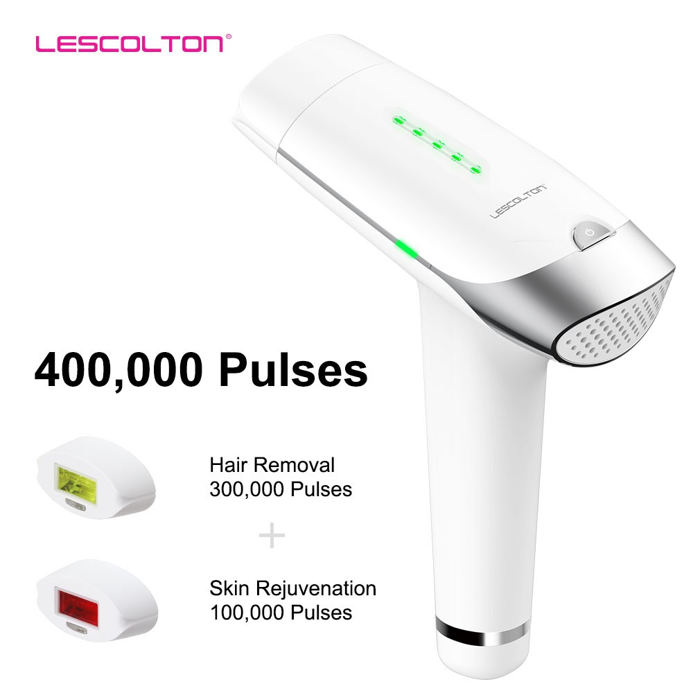 Lescolton Laser Hair Removal Permanent 400000 Pulse light | Shopee ...