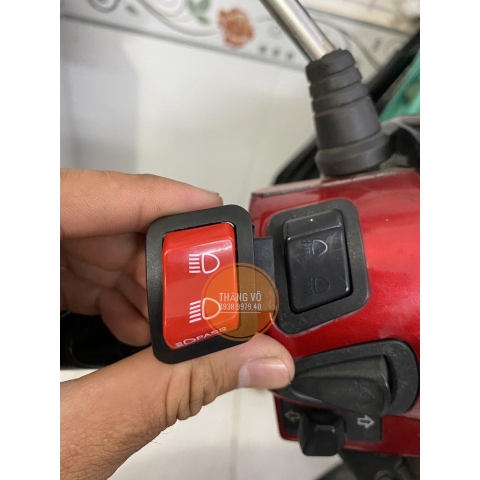 Passing button, Red passing switch installed with Vario Winner Airblade ...