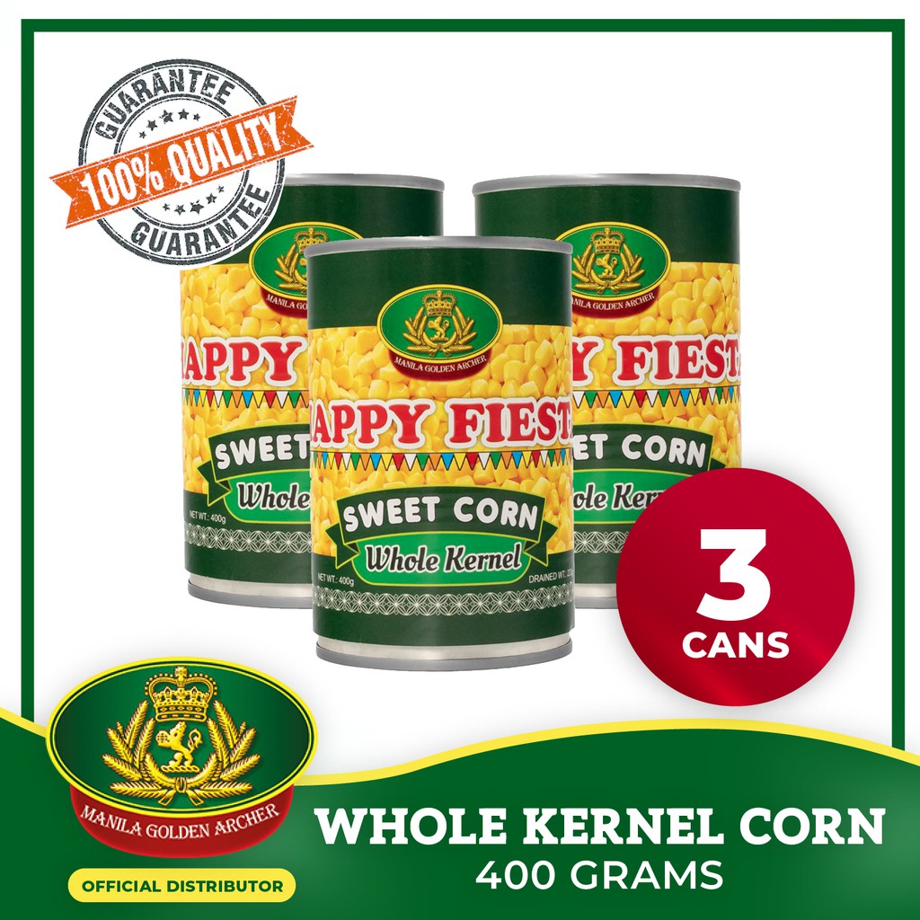 Happy Fiesta (Whole Kernel Corn 425g) - 3 cans | Shopee Philippines