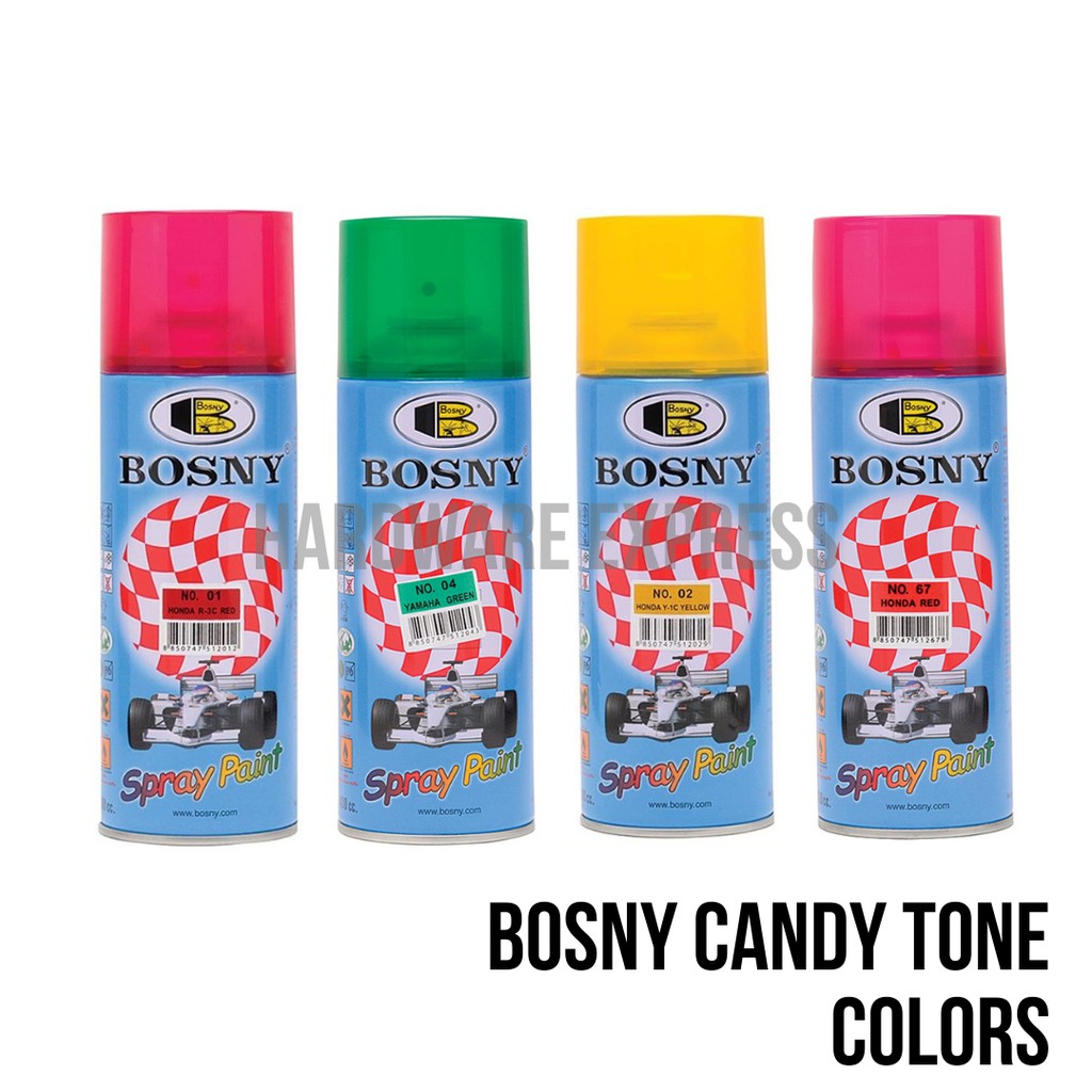 BOSNY Candy Tone Spray Paint | Shopee Philippines