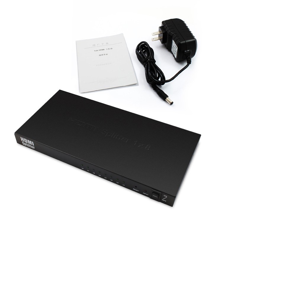 Hdmi splitter - split HDMI 1 to 8 FULL HD 1080 SUPPORT 3D - splitter to ...