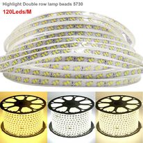 Strip light Tri-color Daylight,Warmwhite,Coolwhite 220V (Sold per meter ...