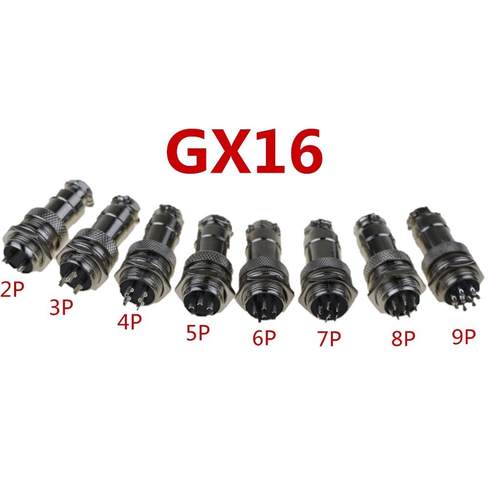 10set GX16-2/3/4/5/6/7/8/9/10 Pin Male & Female Diameter 16mm Wire ...
