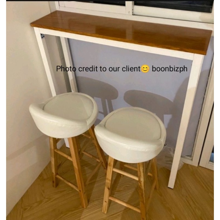 Wood Console Bar High side table display Table 100x 25x100cm/122×20× ...