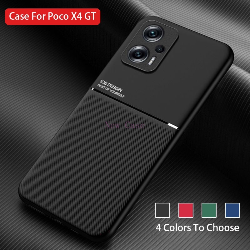 Leather Skin Texture ⭐ Casing For Xiaomi Poco X4 GT X4GT Silicone Matte ...