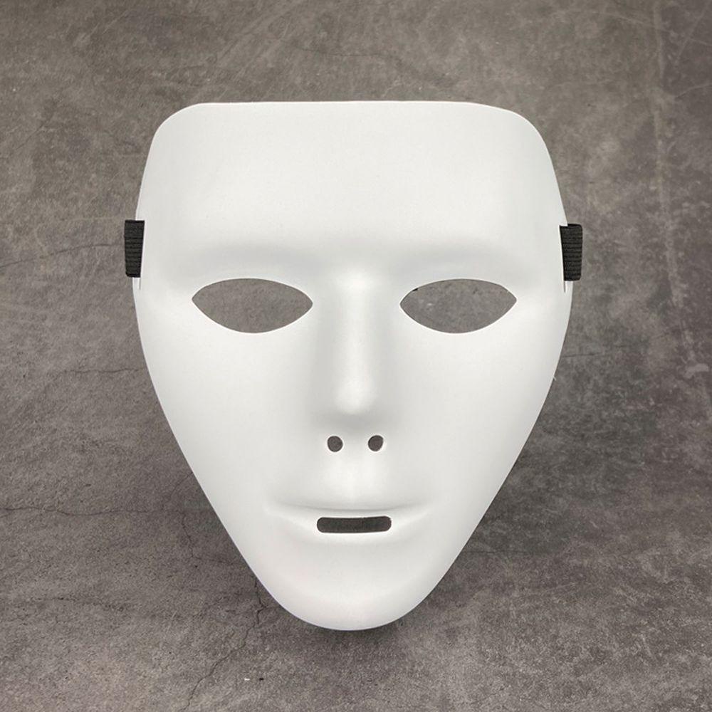 MOCHO Full Face Mask White Hip Hop Party Adult Mask Kids Cosplay Horror ...