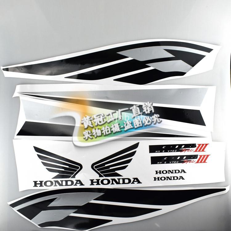 Honda CB400 VTEC 1 2 3 generation Full car decals Full set of stickers ...