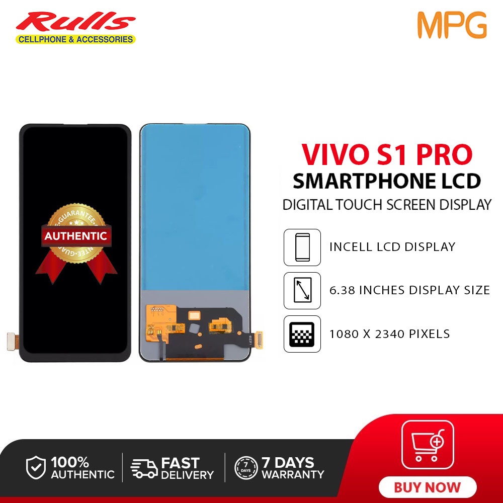 Smartphone LCD for Vivo S1 Pro (INCELL) Digital Touch Screen Display ...