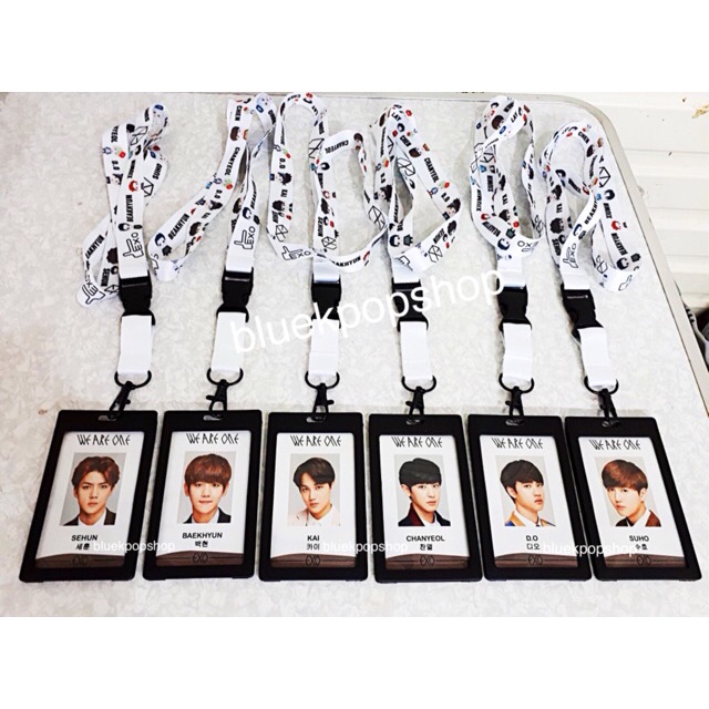 Neck Strap / ID Card Tag / Name Tag Kpop EXO - K Import | Shopee ...