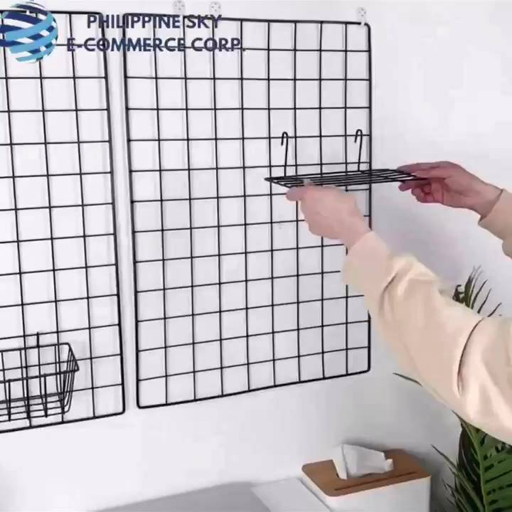 Nordic Wire Mesh Frame Home Decoration DIY Photo Wall Decoration Rack ...