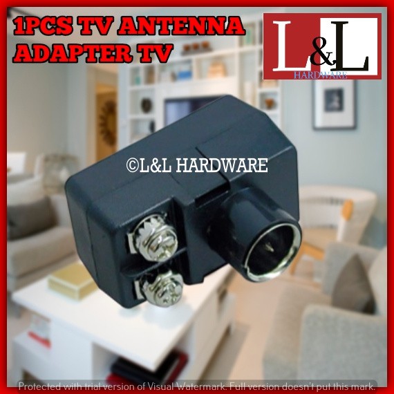 3006 1PCS TV ANTENNA ADAPTER TV Antenna Plug 9.5mm Connector | Shopee ...