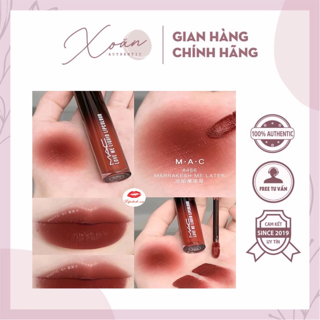 Mak LOVE ME LIQUID LIPCOLOUR LIPSTICK COLOR 486 MARRAKESH ME LATER ...