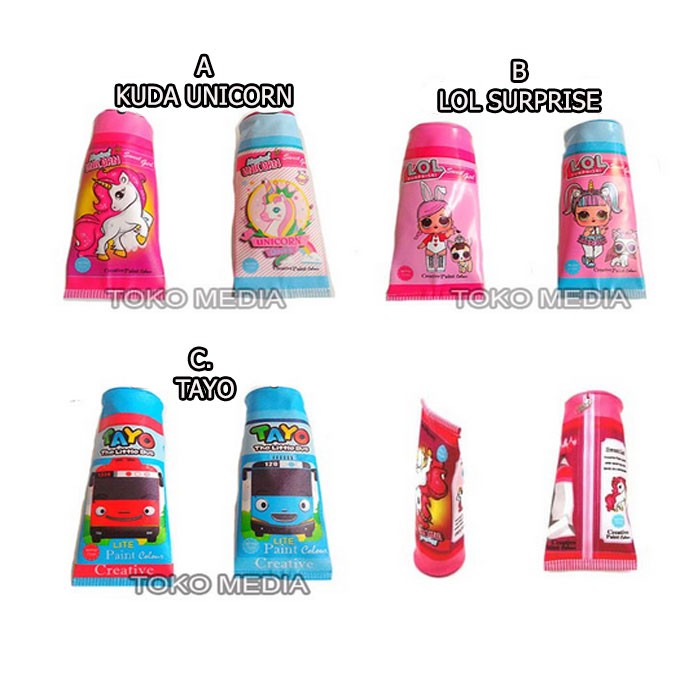 Children's Pencil Case in the Shape of a Tube, Toothpaste, UNICORN ...