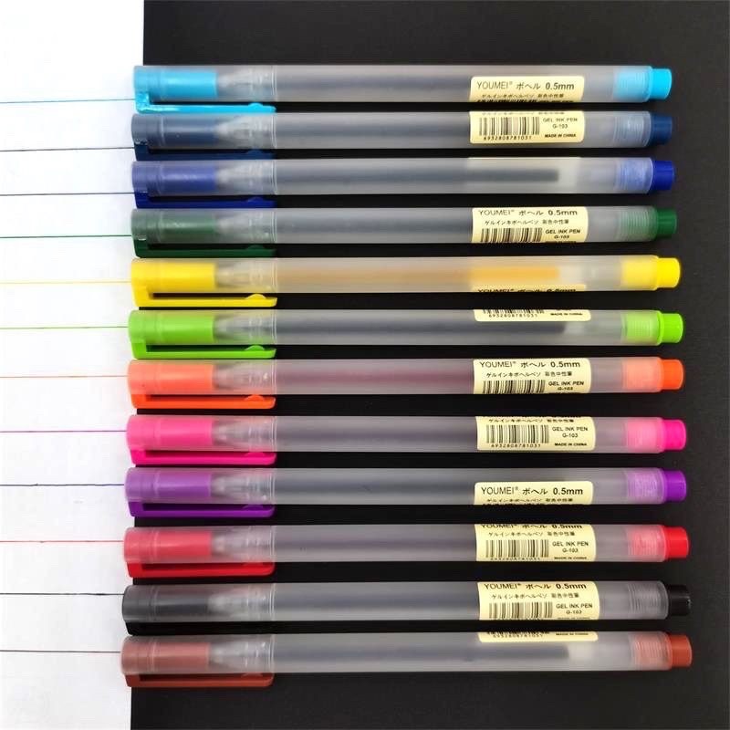 Colorful Gel Ink Pen 12 Colors | Shopee Philippines
